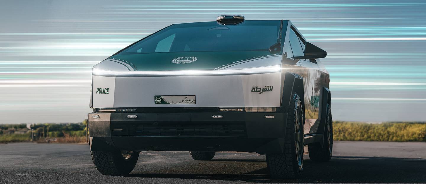 Tesla Cybertruck Added to the Dubai Police Fleet | dubizzle