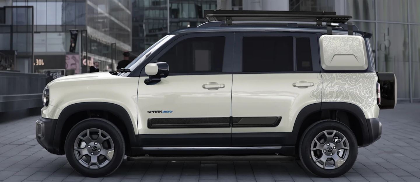 New Chevrolet Spark EUV themes: Retro, Gaming & More | dubizzle